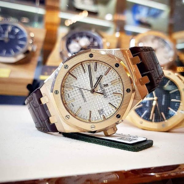 Audermars Piguet Royal Oak ref#15450OR White Dial - Thongpatek.com